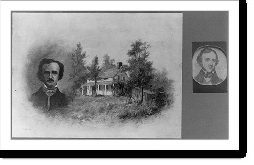 Historic Print, [Composite of Fordham House, N.Y., and head-and ...