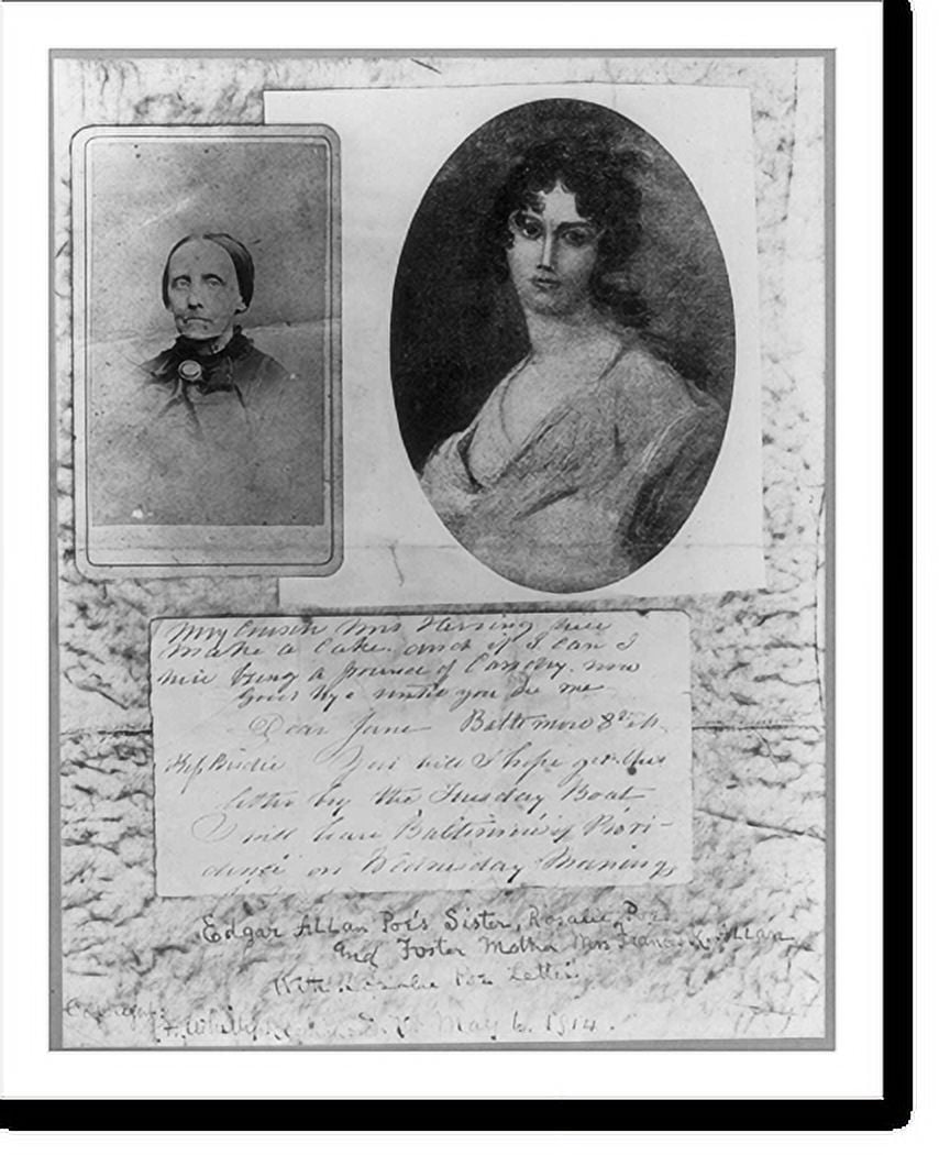 Historic Print, [Composite photo of a photo of Frances K. Allan and a ...