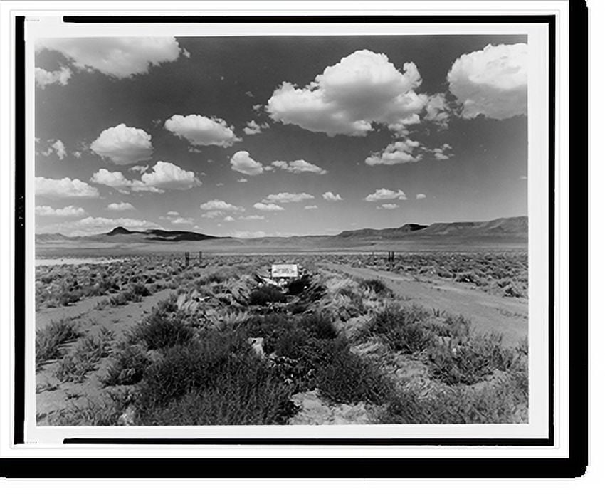 Historic Print, [Contaminated waste disposal area" sign, near Nixon ...