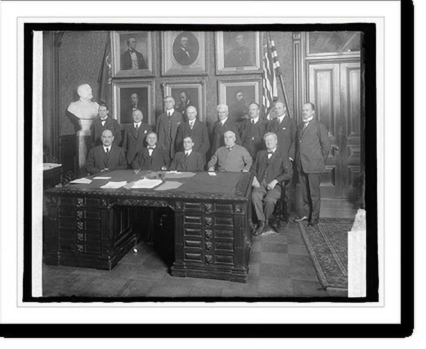Historic Print, Council Nat. Defense Dan'l Willard, Holle[?] Godfrey ...