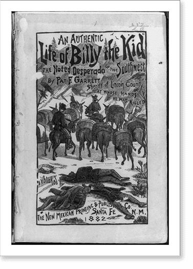 Historic Print, [Cover of Pat F. Garrett, An Authentic Life of Billy ...