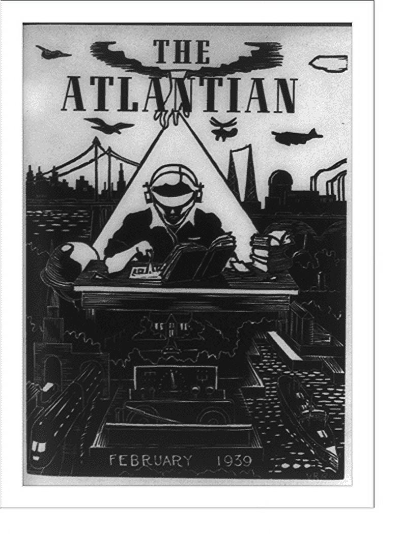 Historic Print, [Cover of February 1939 issue of the Atlantian, Atlanta ...