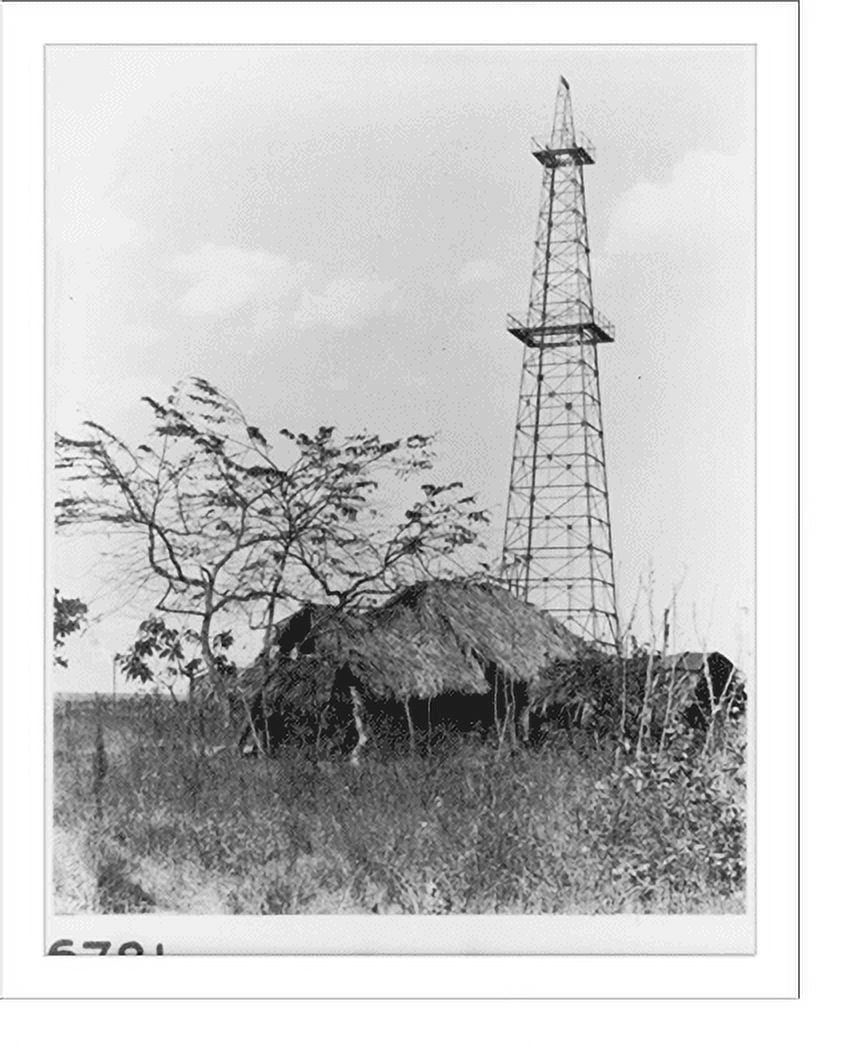 Historic Print, [Creole Petroleum Corp. well in the Jusepin field of ...
