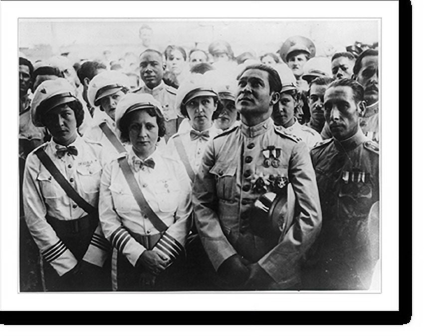 Historic Print, [Cuban War Minister Fulgencio Batista with his wife and ...