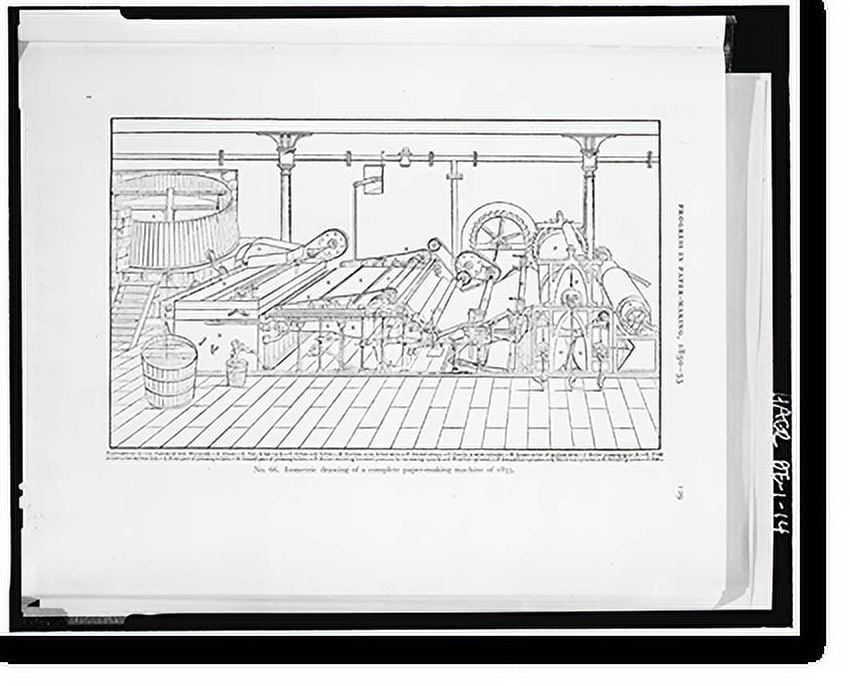 Historic Print, Curtis Paper Mill, Route 72, Newark, New Castle County ...