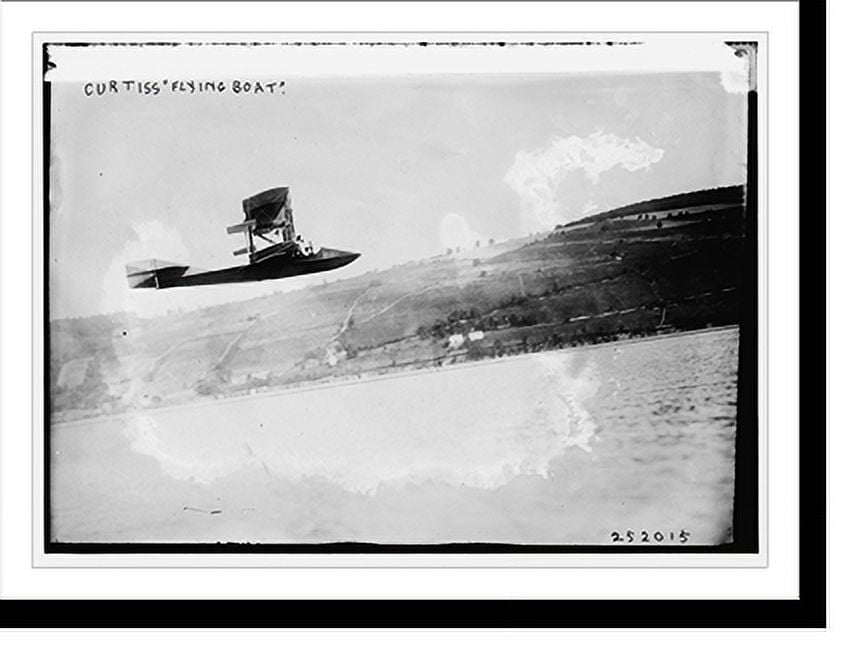 Historic Print, Curtiss' "Flying Boat", 16" x 20" - Walmart.com