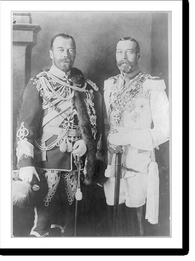 Historic Print, [Czar Nicholas II of Russia and King George V of ...
