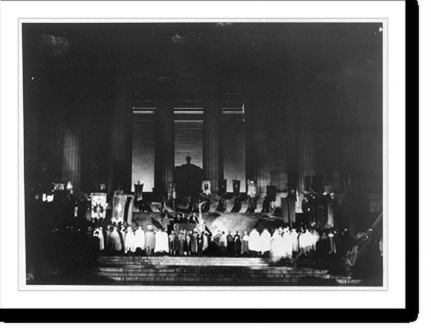 Historic Print, D.C. Washington. Lincoln Memorial. 1923. Exterior ...