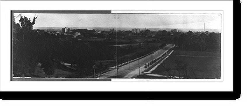 Historic Print, [D.C. - Washington: panoramic view, with Conn. Ave. and ...