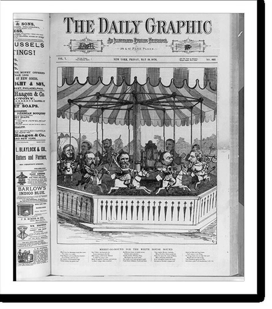 Historic Print, [Daily Graphic cartoons of the 1876 Pres. campaign ...