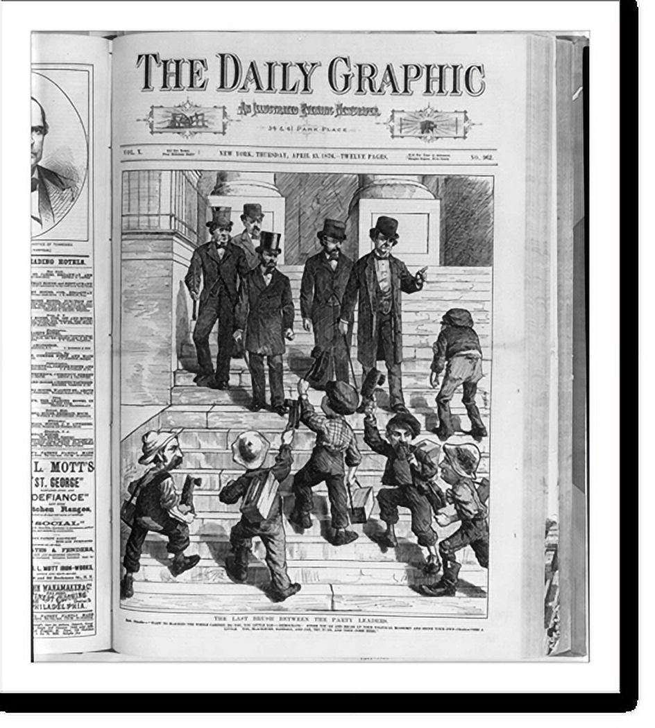 Historic Print, [Daily Graphic cartoons of the 1876 Pres. campaign: The ...