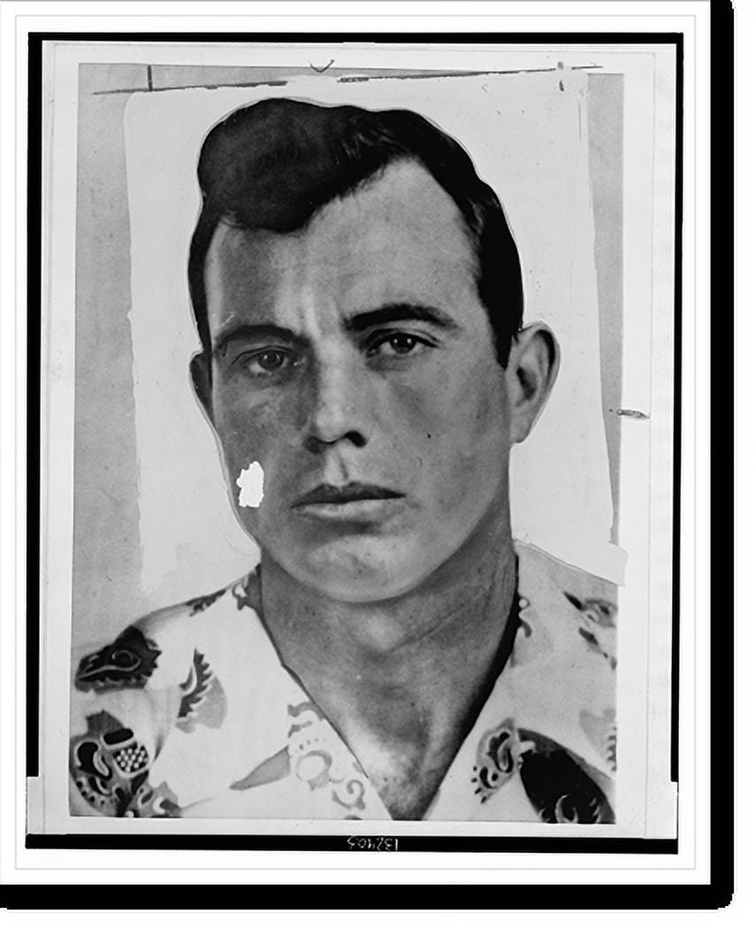 Historic Print, [Dallas Police Officer J.D. Tippit, bust portrait ...