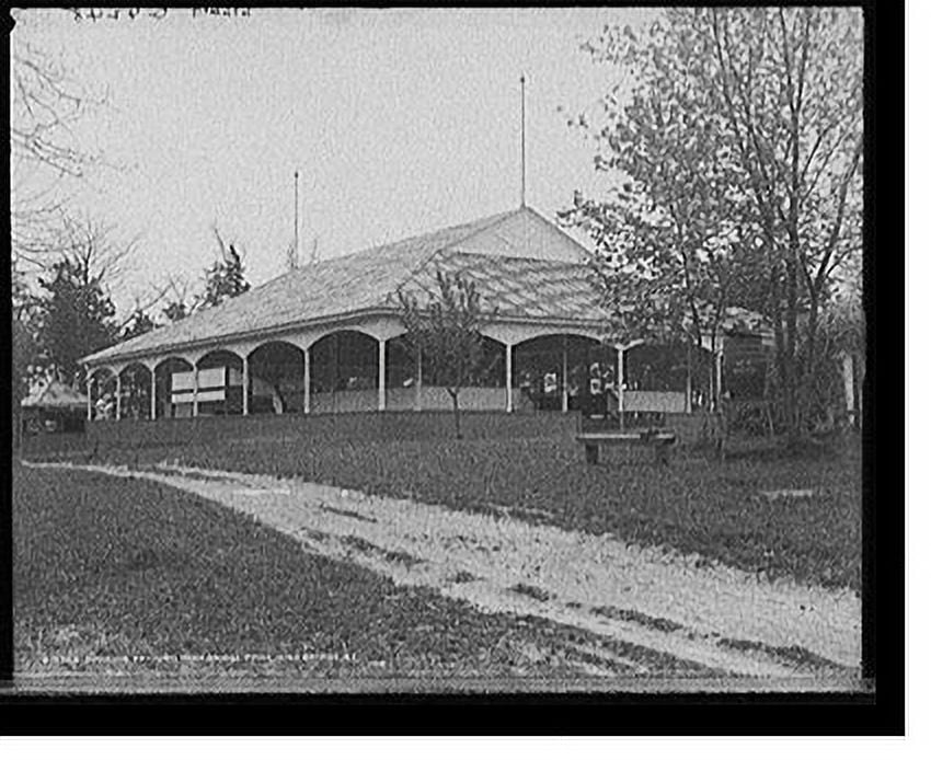 Historic Print, Dancing pavilion, High Bridge Park, High Bridge, Ky ...
