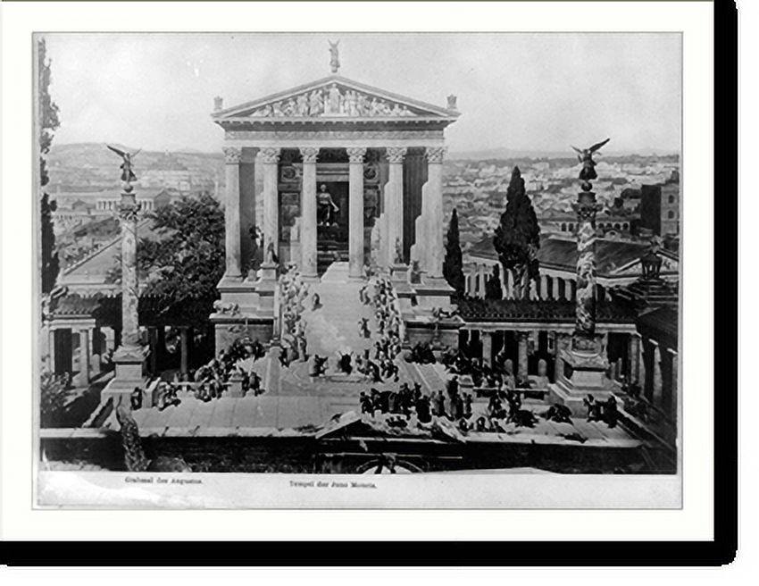Historic Print, Das alte Rom mit dem Triumphzuge Kaiser Constantin's im ...