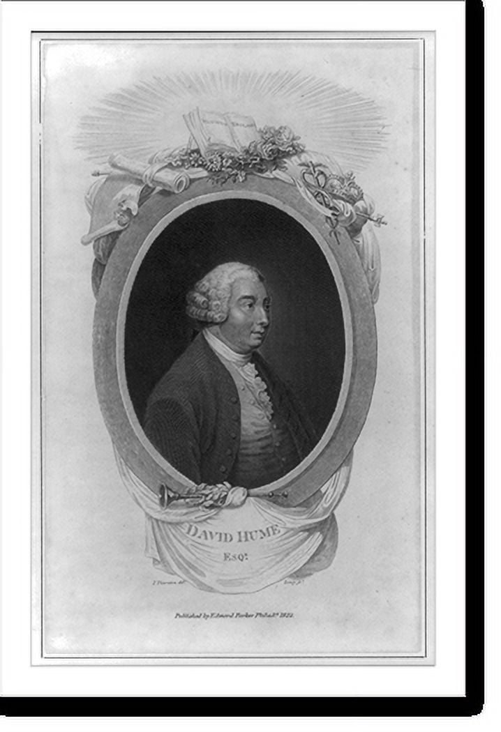 Historic Print, [David Hume, 1711-1776, head-and-shoulders portrait ...