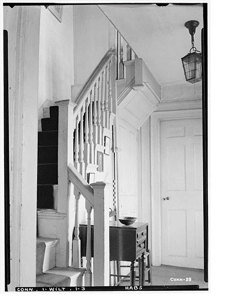 Historic Print, David Lambert House, Danbury Post Road, Wilton ...