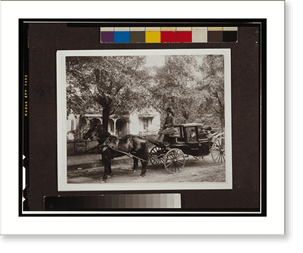 Historic Print, [David Tobias Howard, an undertaker, his mother, and ...