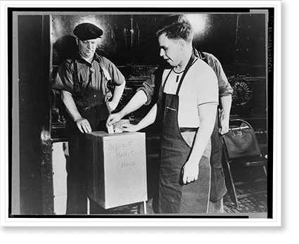 Historic Print, Dearborn, Michigan. National Labor Relations Board ...