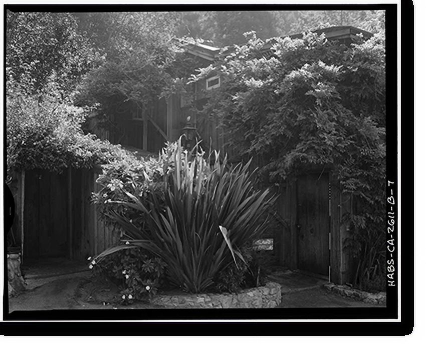 Historic Print, Deetjen's Big Sur Inn, Hayloft Building, East Side of ...