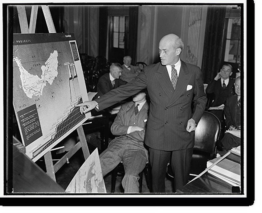 Historic Print, Denies TVA flood control plan did not work. Washington ...