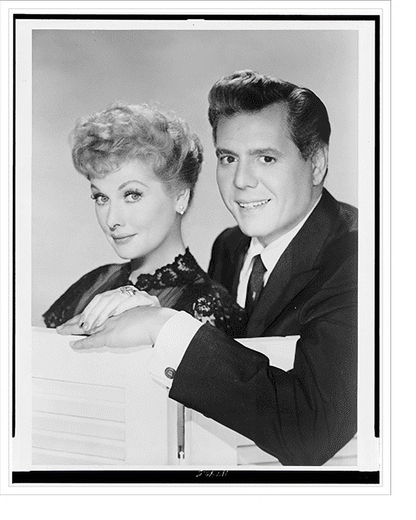 Historic Print, [Desi Arnaz and Lucille Ball, head-and-shoulders ...