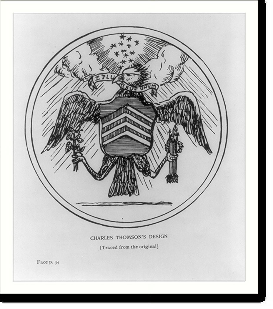 Historic Print, [Designs for the Seal of the United States: Charles ...