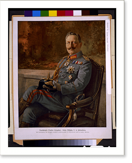 Historic Print, Deutschlands Oberster Kriegsherr: Kaiser Wilhelm II. in ...