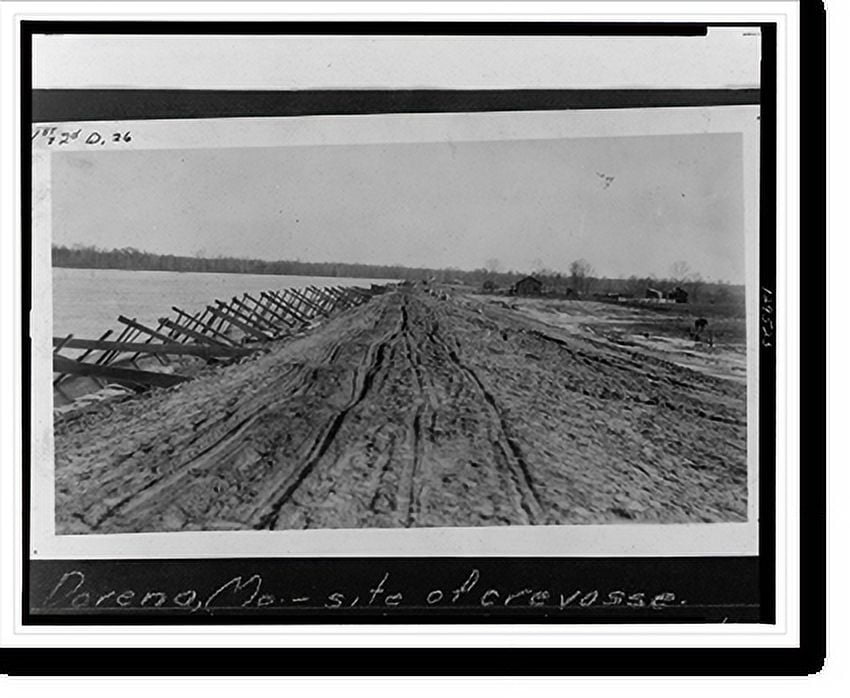 Historic Print, Dorena, Mo., site of crevasse, 18" x 24" - Walmart.com