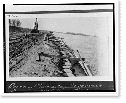Historic Print, Dorena, Mo., site of crevasse - 2, 16" x 20" - Walmart.com