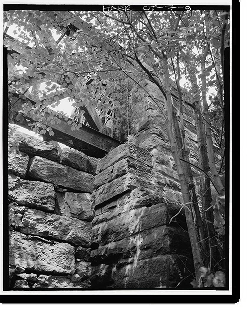 Historic Print, Double Intersection Warren Truss Bridge, Spanning ...