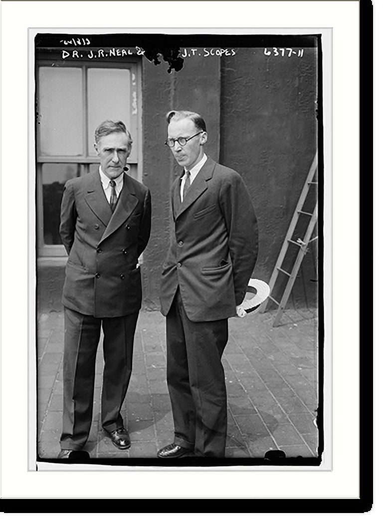 Historic Print, Dr. John R. Neal, John T. Scopes - 2, 18" x 24 ...