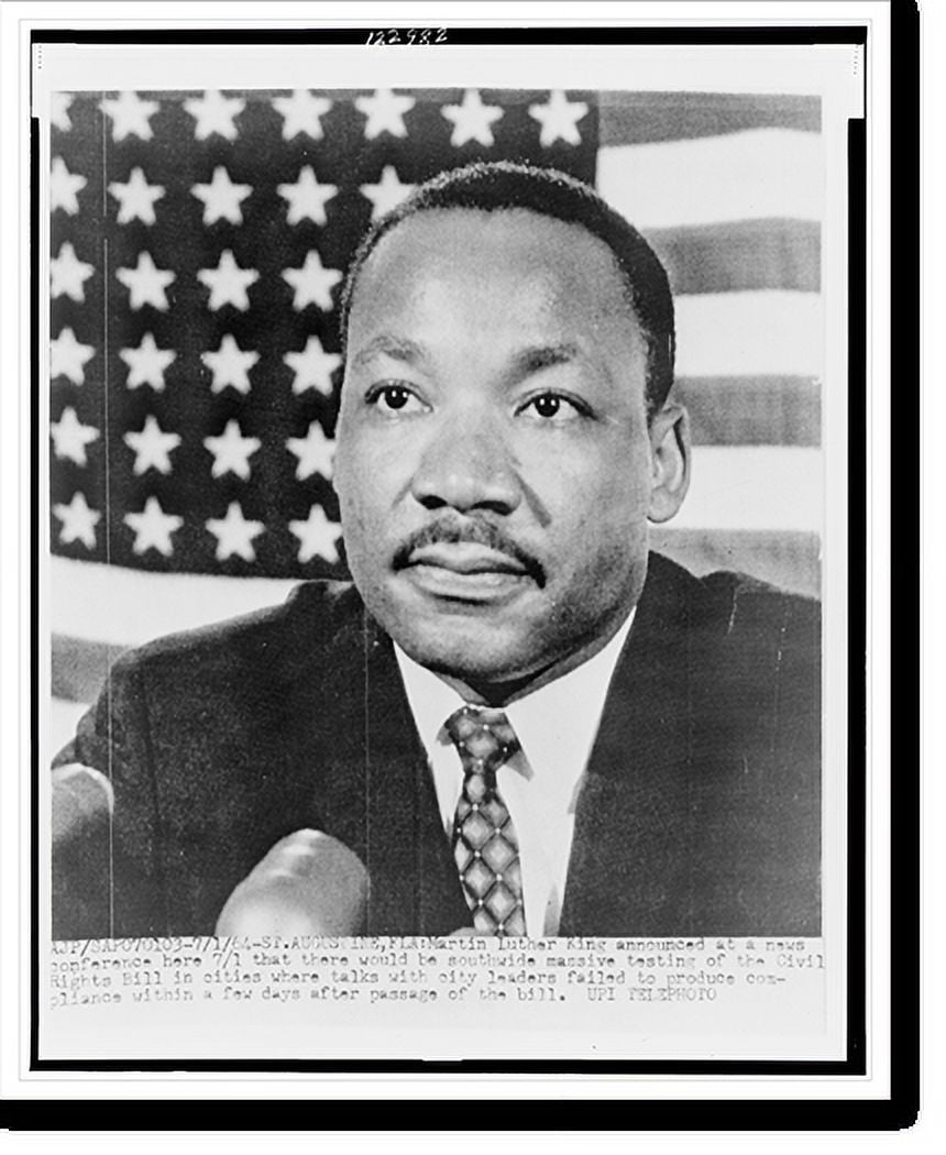 Historic Print, [Dr. Martin Luther King, Jr., head-and-shoulders ...