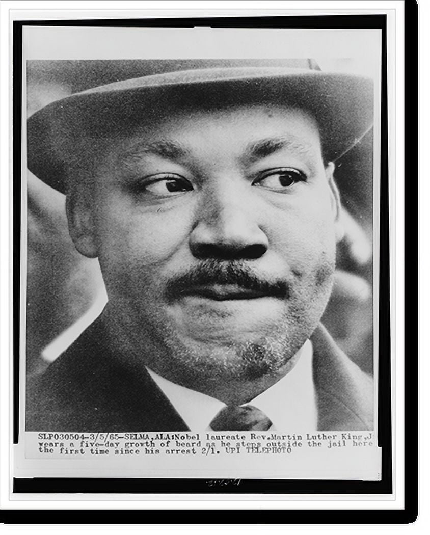 Historic Print, [Dr. Martin Luther King, bust portrait, facing front ...