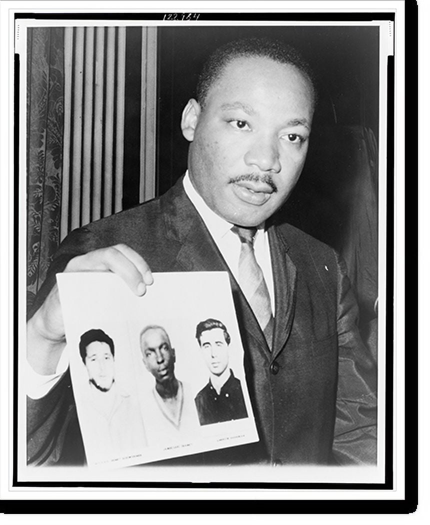Historic Print, [Dr. Martin Luther King, half-length portrait, standing ...