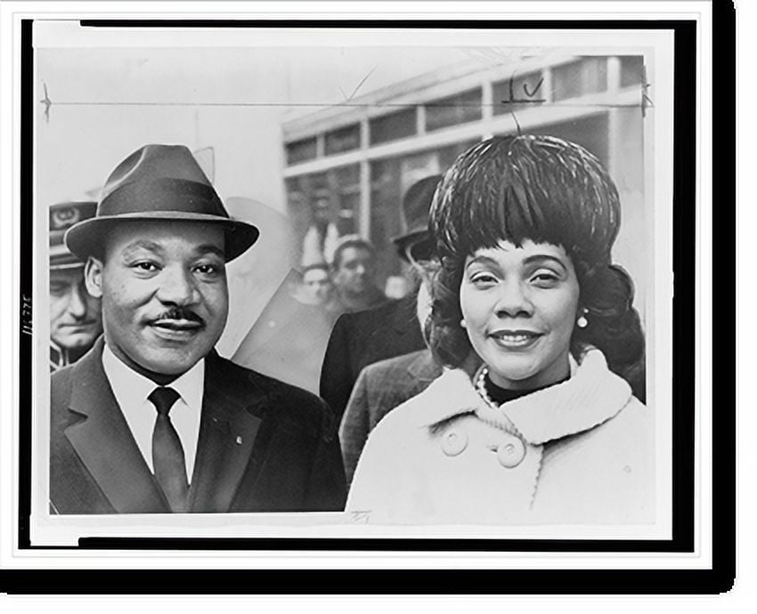 Historic Print, [Dr. & Mrs. Martin Luther King Jr., head-and-shoulders ...