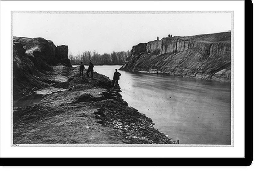Historic Print, Dutch Gap Canal, James River, Va., 18" x 24" - Walmart.com