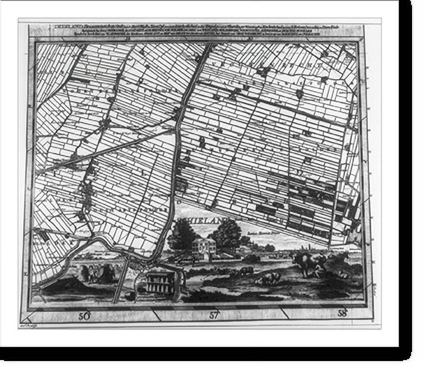 Historic Print, [Dutch Polder maps from G&M Div., repr. in LCQJ July 7 ...