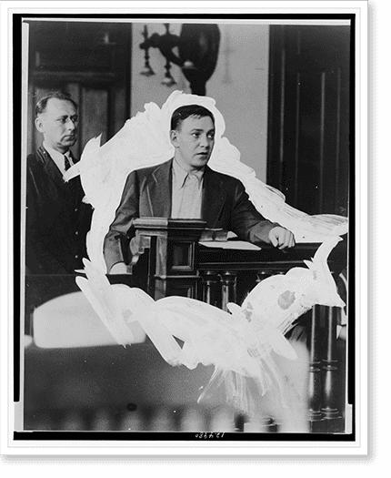 Historic Print, [Dutch Schultz, half-length portrait, standing, facing ...