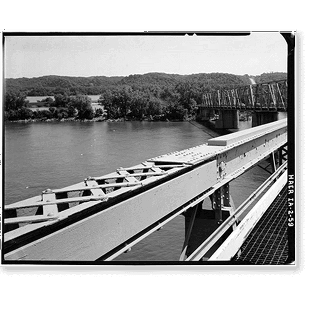 Historic Print, Eagle Point Bridge, Dubuque, Dubuque County, IA - 59 ...