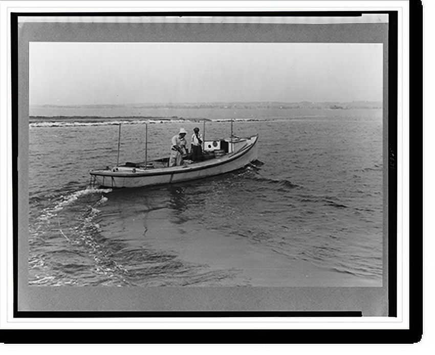Historic Print, Eastern shoreman leaving for home after unloading a day ...