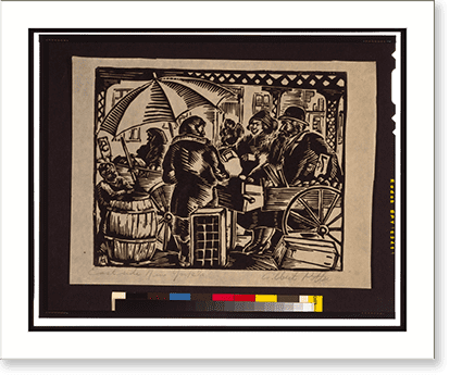 Historic Print, Eastside New York.Albert Potter., 16" x 20" - Walmart.com