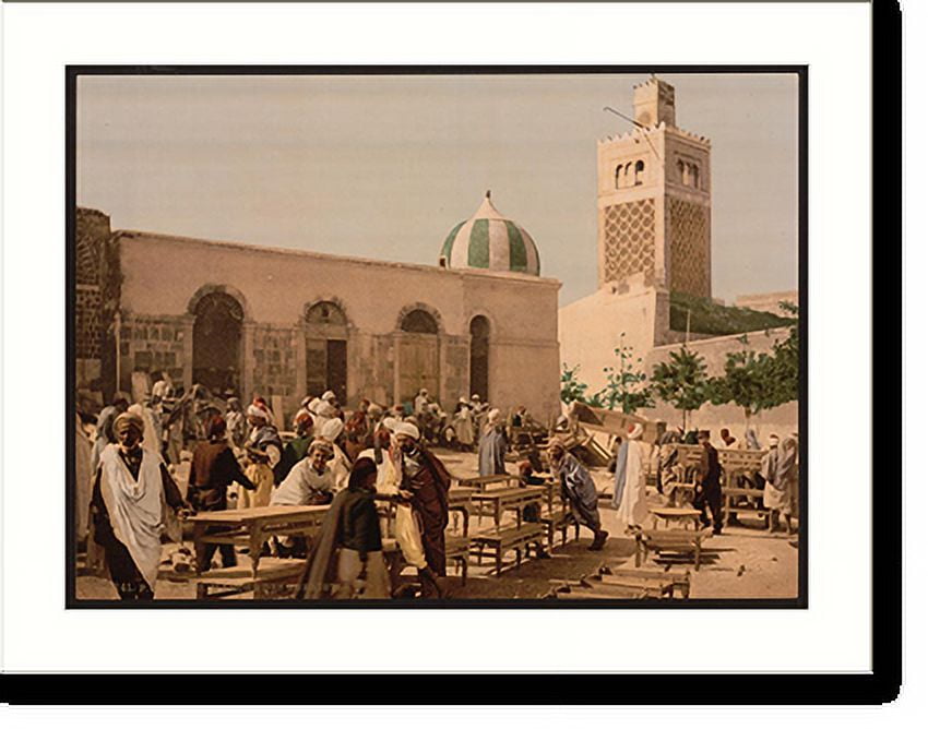 Historic Print, Ebony market Tunis Tunisia, 16" x 20" - Walmart.com
