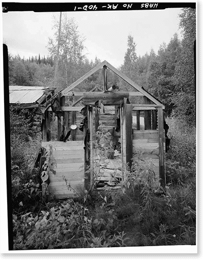 Historic Print, Ed Biederman Fish Camp, Greenhouse, Yukon River, Eagle ...