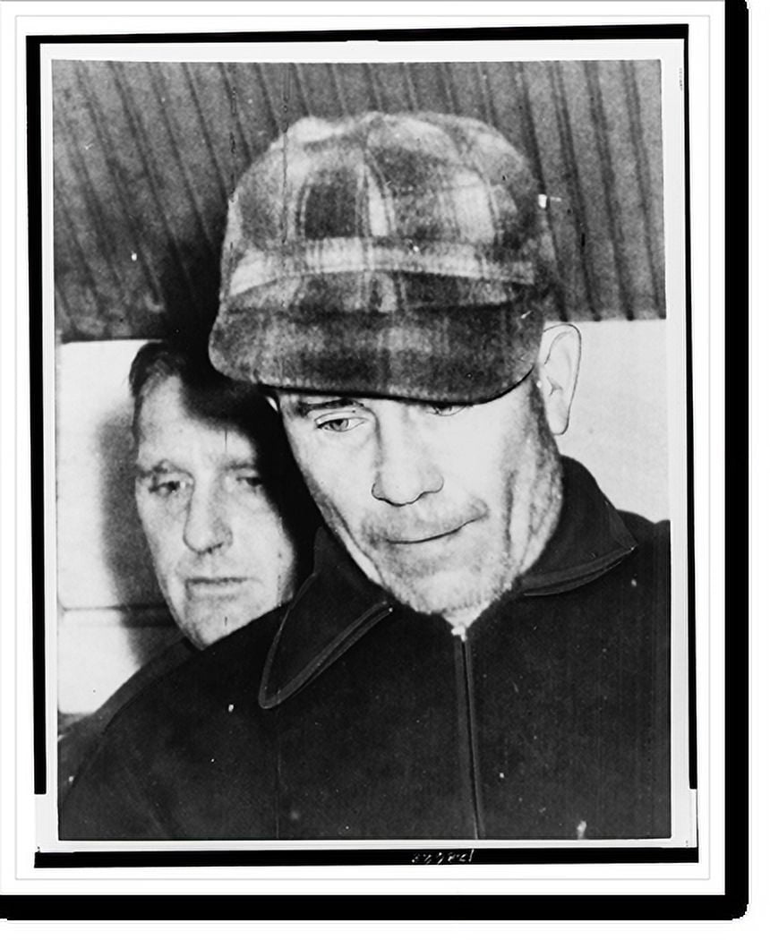 Historic Print, [Ed Gein, wearing plaid cap, head-and-shoulders ...