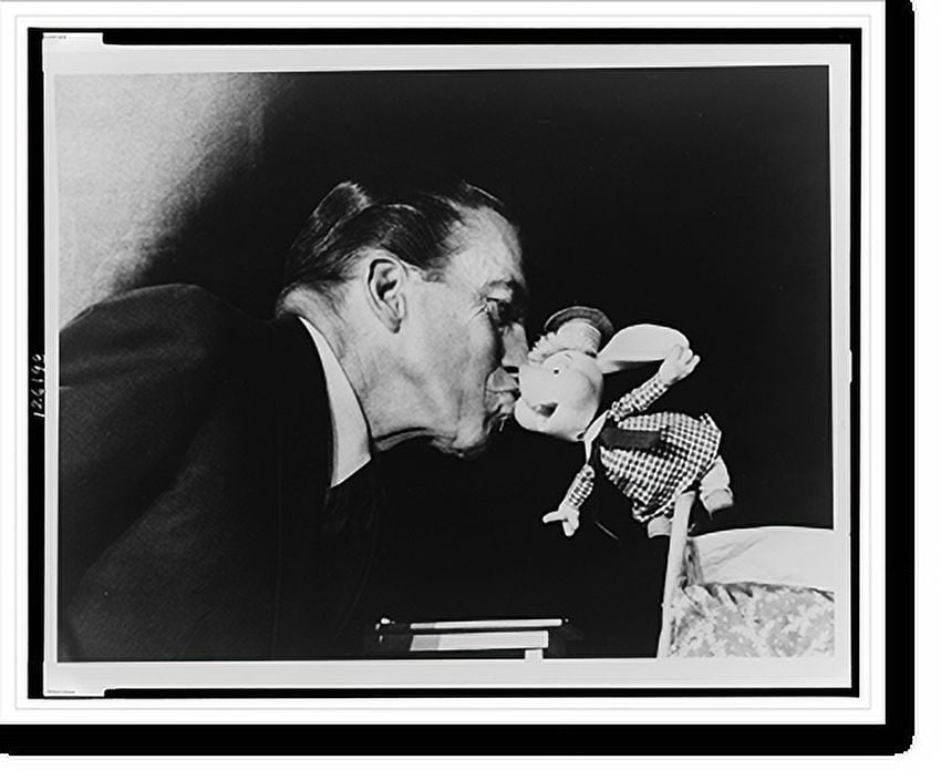 Historic Print, Ed Sullivan and the Italian Mouse are seen on The Ed ...