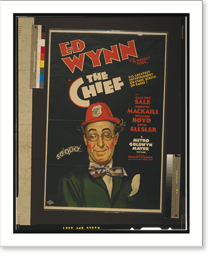 Historic Print, Ed Wynn, the perfect fool, in The chief His greatest ...