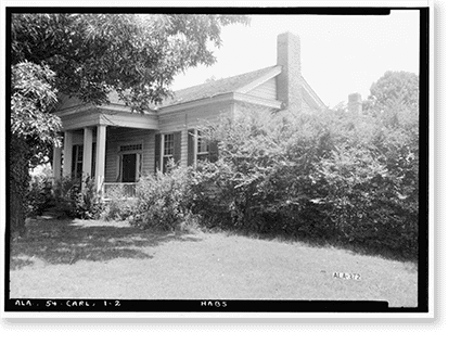 Historic Print, Edmund Winston Pettus House, State Road 17, Carrollton ...