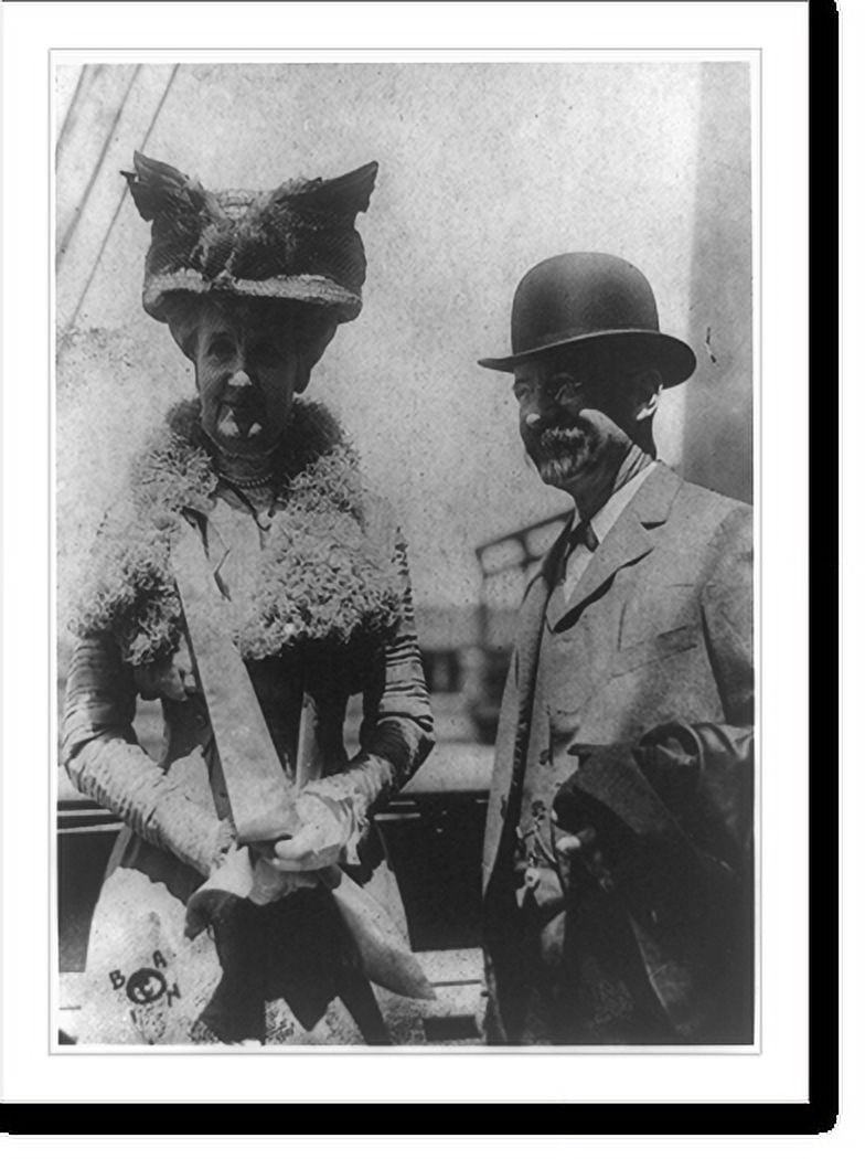 Historic Print, [Edward Henry Harriman, railroad magnate, and wife ...