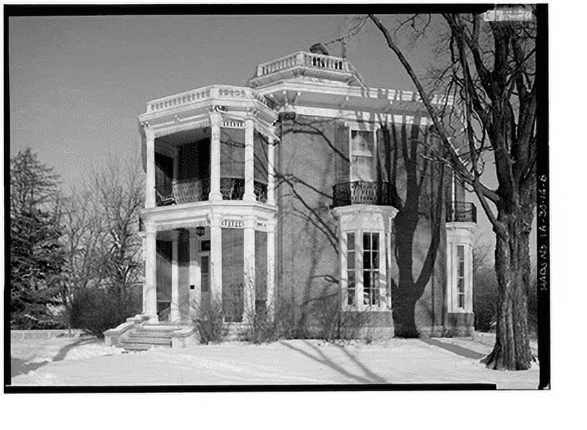 Historic Print, Edward Langworthy House, 1095 West Third Street ...