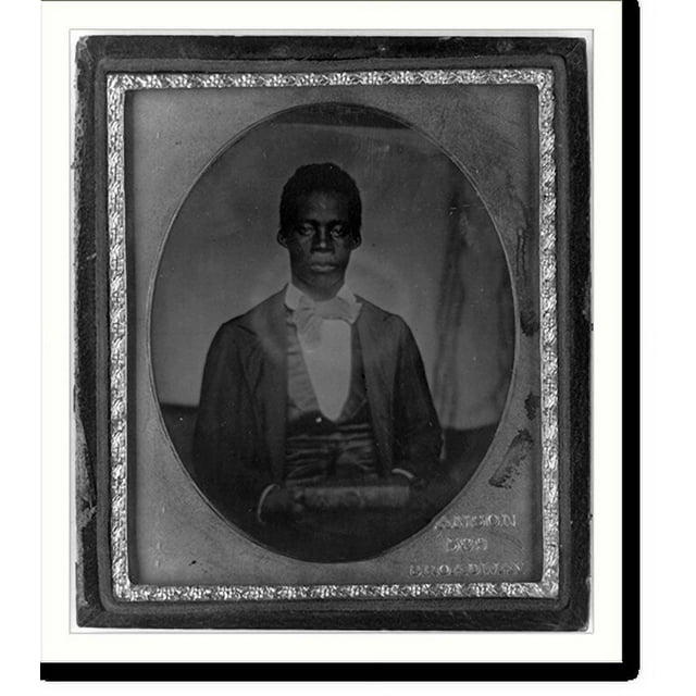 Historic Print, [Edward Wilmot Blyden, half-length portrait, facing ...